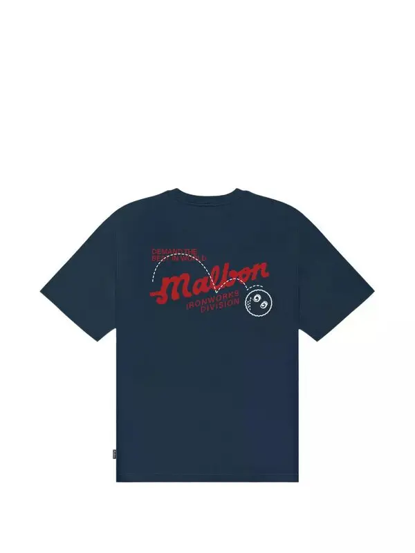 MALBON Vista Demand Logo-print T-shirt - Blue
