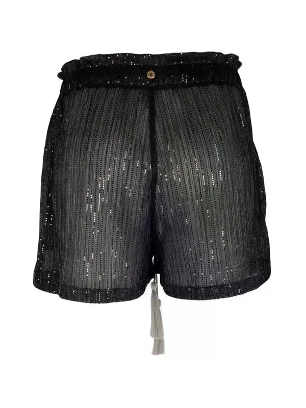 PALMACEA Sequin-embellished Shorts