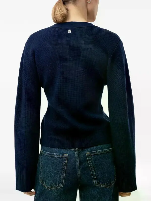 Hugo V-neck Knitted Cardigan