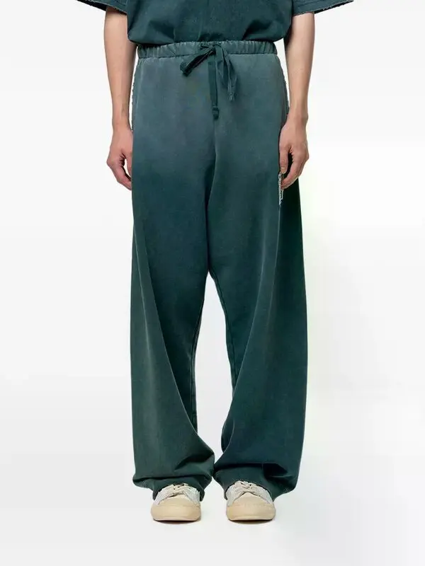 Mihara Yasuhiro Sun Faded Like Distressed Pants - Green