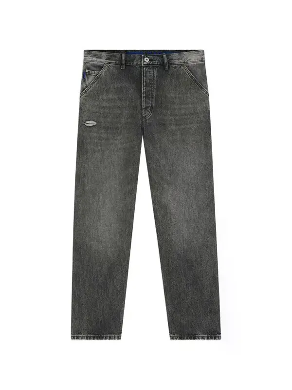 Hugo Baggy-fit Black Jeans With Carpenter Details
