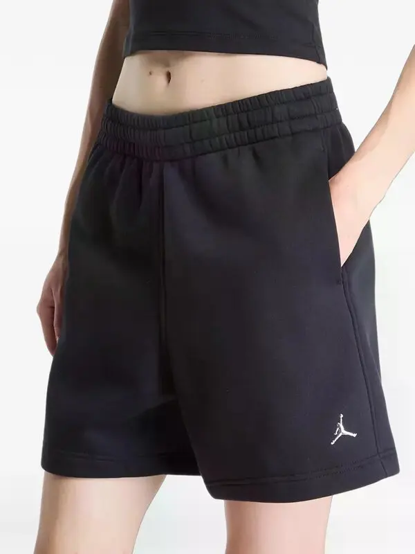JORDAN Brooklyn Elasticated-waist Shorts - Black