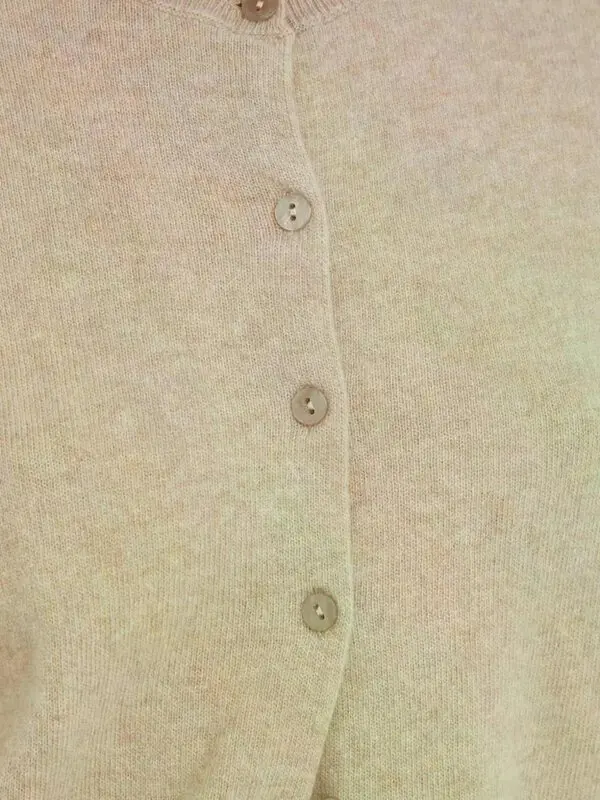 BENETTON Button-up Crew-neck Cardigan