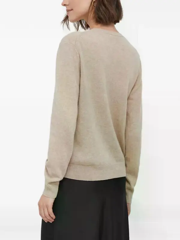BENETTON Button-up Crew Neck Cardigan