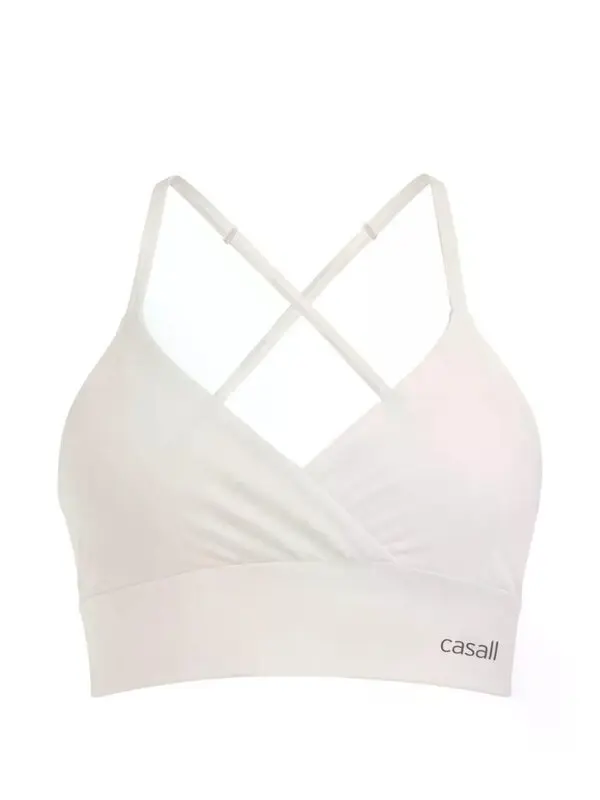 CASALL Crossover-front V-neck Sports Bra