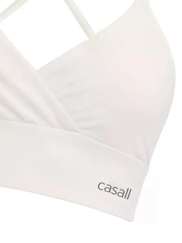 CASALL Crossover-front V-neck Sports Bra