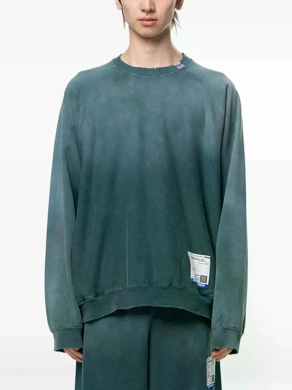 Mihara Yasuhiro Sun-faded Distressed Sweatshirt