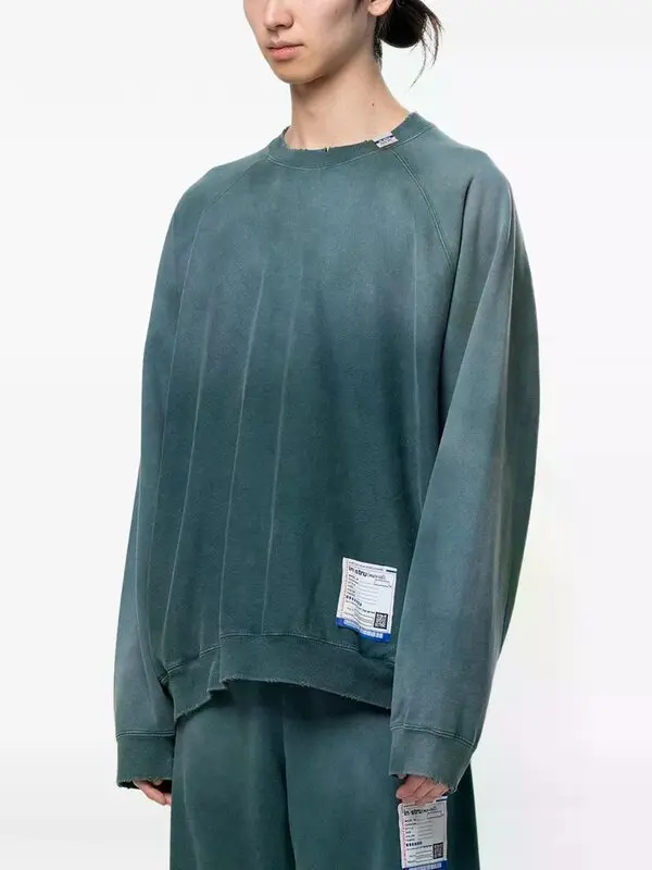 Mihara Yasuhiro Sun-faded Distressed Sweatshirt