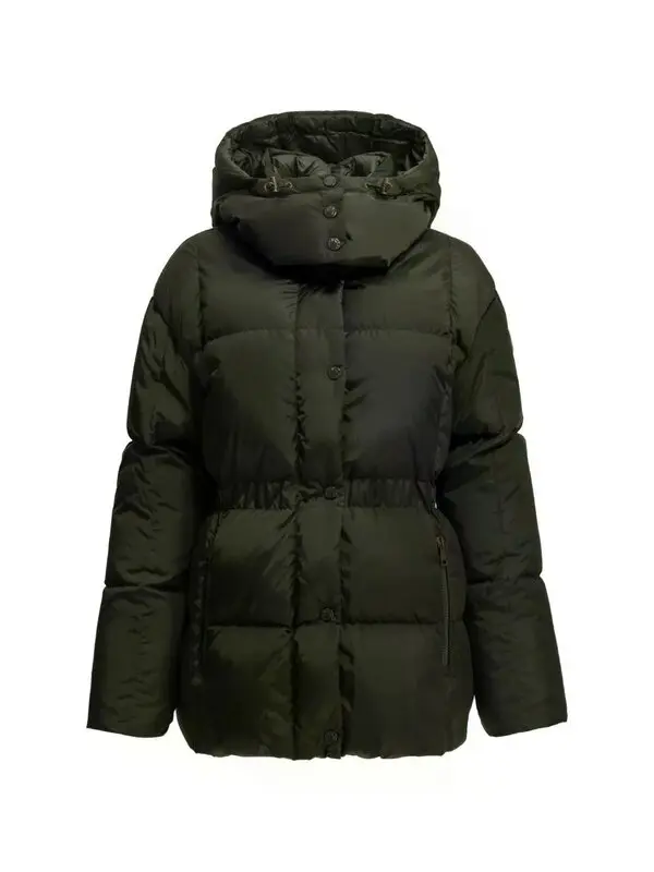 Moncler Agneux Quilted Hooded Coat