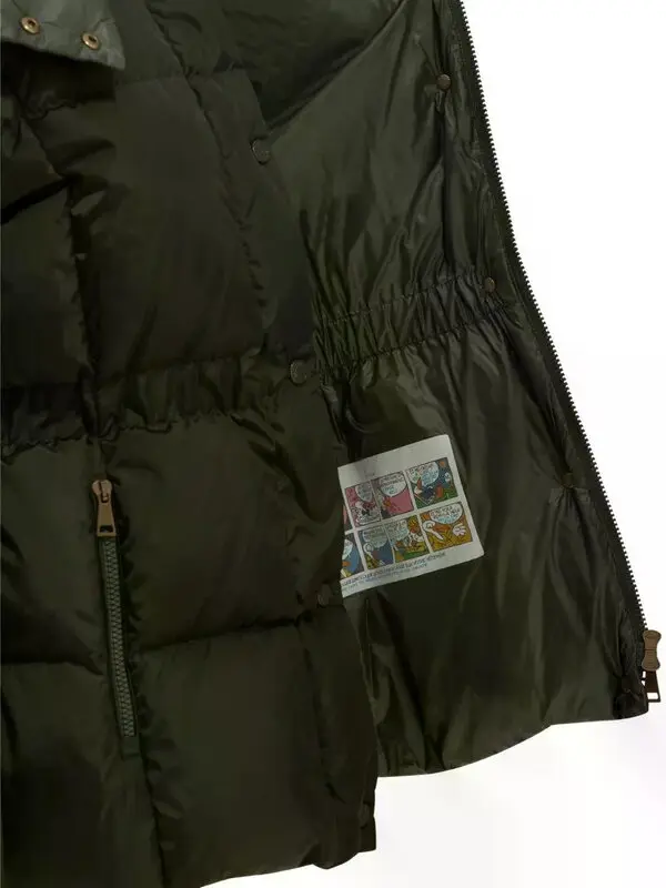 Moncler Agneux Quilted Hooded Coat