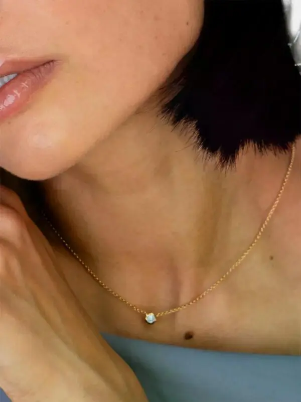 DOWER & HALL Dewdrop Gemstone Pendant Necklace