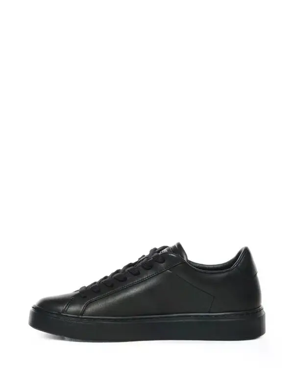 CRIME LONDON Superlight Logo-print Leather Sneakers