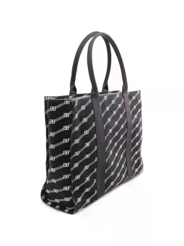 Balenciaga Bb Monogram Tote Bag