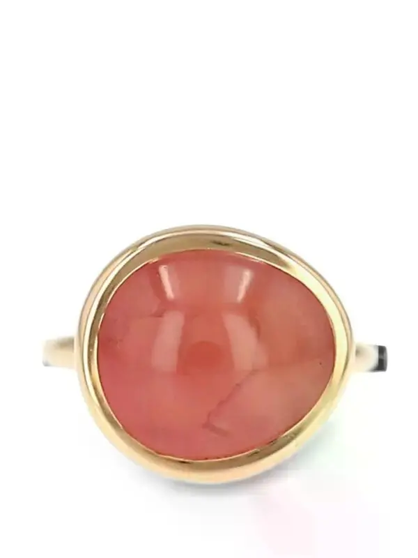 FRED 2010s Belles Rives Rhodonite Ring - Gold