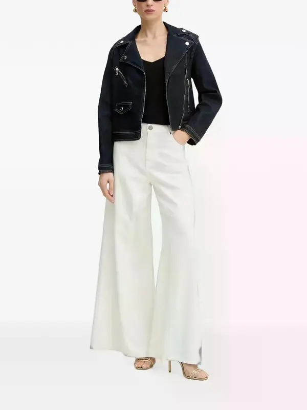 MORGAN Biker-style Denim Jacket
