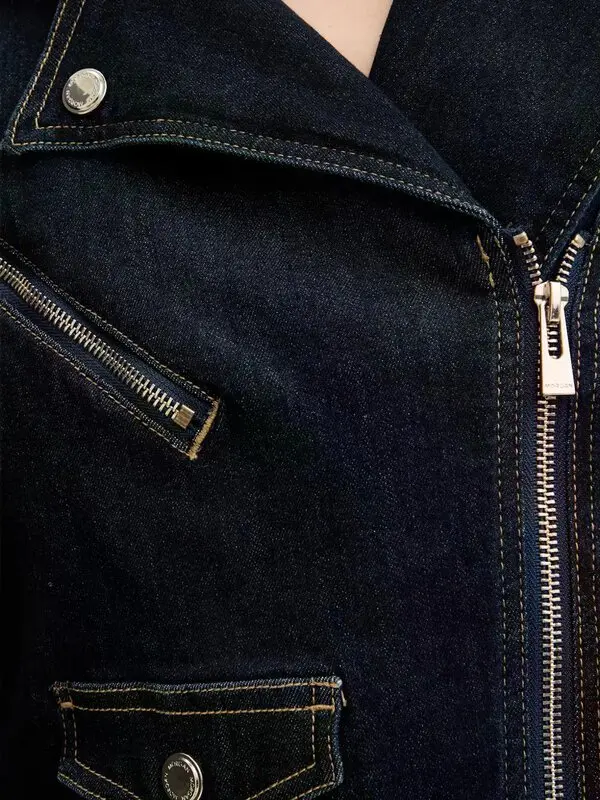 MORGAN Biker-style Denim Jacket