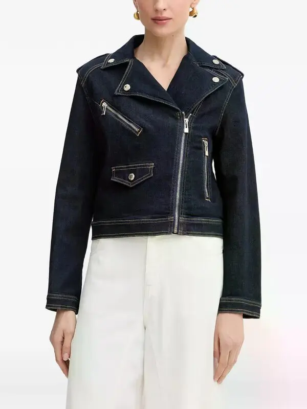 MORGAN Biker-style Denim Jacket