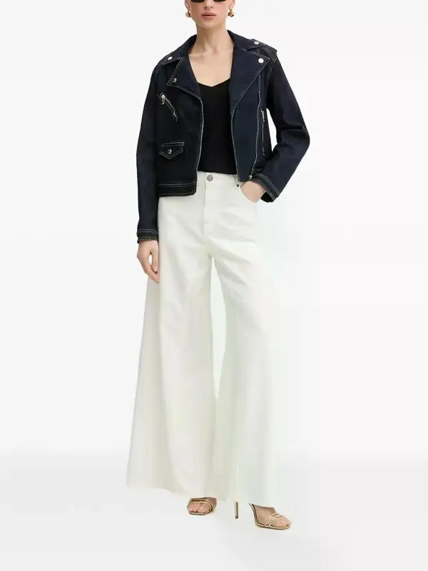 MORGAN Biker-style Denim Jacket