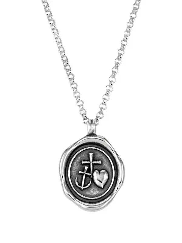 DOWER & HALL Hope Talisman Necklace - Silver