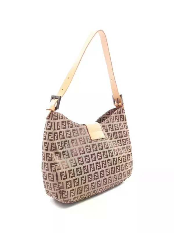 Fendi Zucchino Monogram Canvas Shoulder Bag