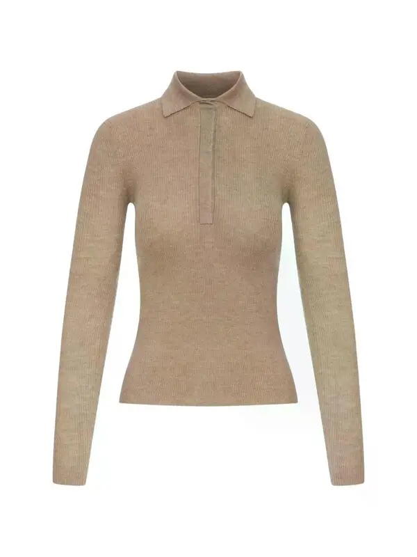 Max Mara Ribbed-knit Cashmere Sweater - Neutrals