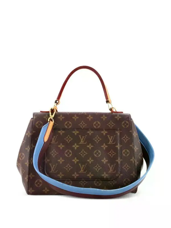 LOUIS VUITTON Monogram Canvas Cluny Top Handle Bag - Brown