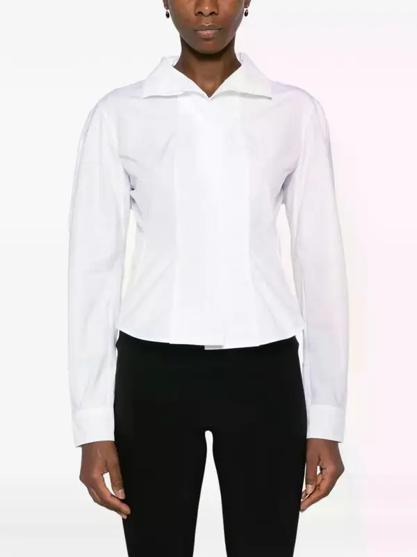 Jacquemus Cut-out Back Shirt - White