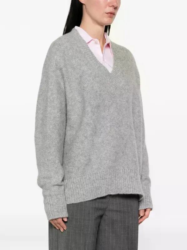 EMERSON RENALDI V-neck Knitted Sweater