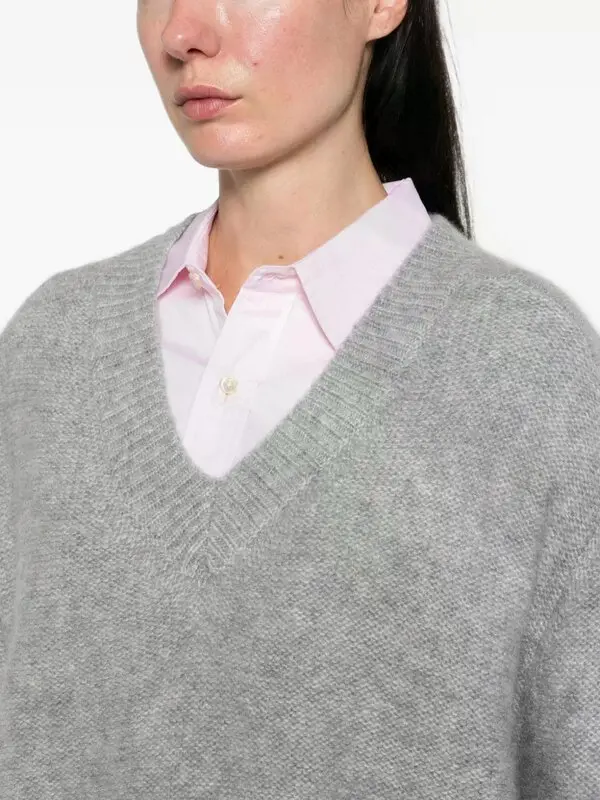 EMERSON RENALDI V-neck Knitted Sweater