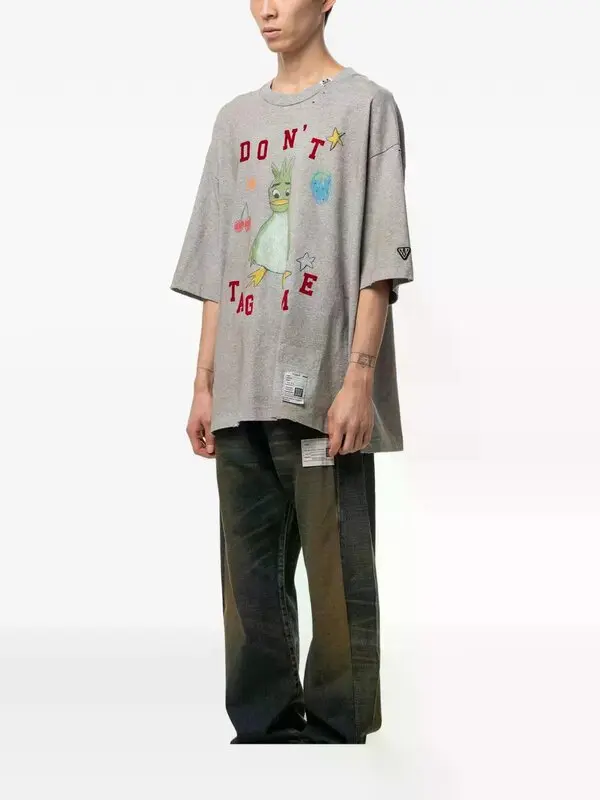 Mihara Yasuhiro Leon Doodle Printed T-shirt