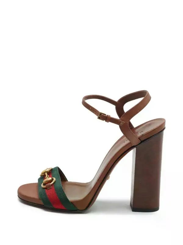Gucci Horsebit Ankle-strap Sandals