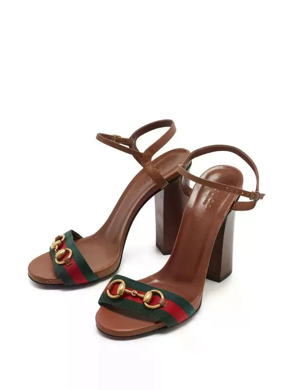 Gucci Horsebit Ankle-strap Sandals