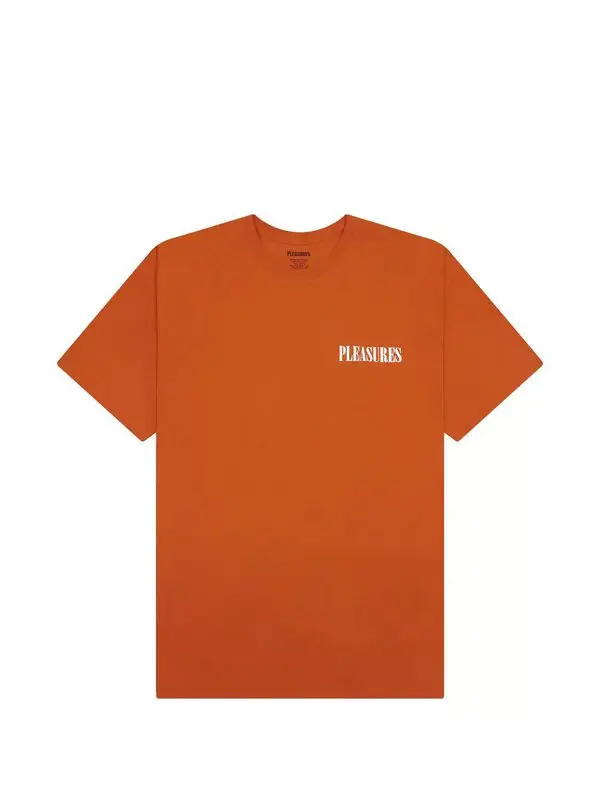 PLEASURES Logo-print T-shirt
