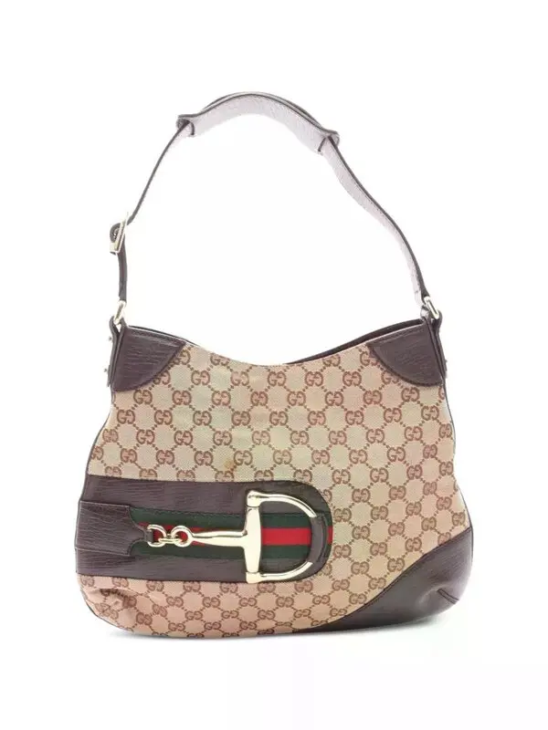 Gucci Gg Horsebit Shoulder Bag