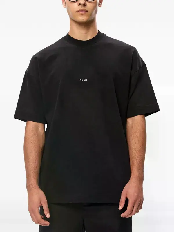 HAMZA Graphic-print Drop-shoulder T-shirt