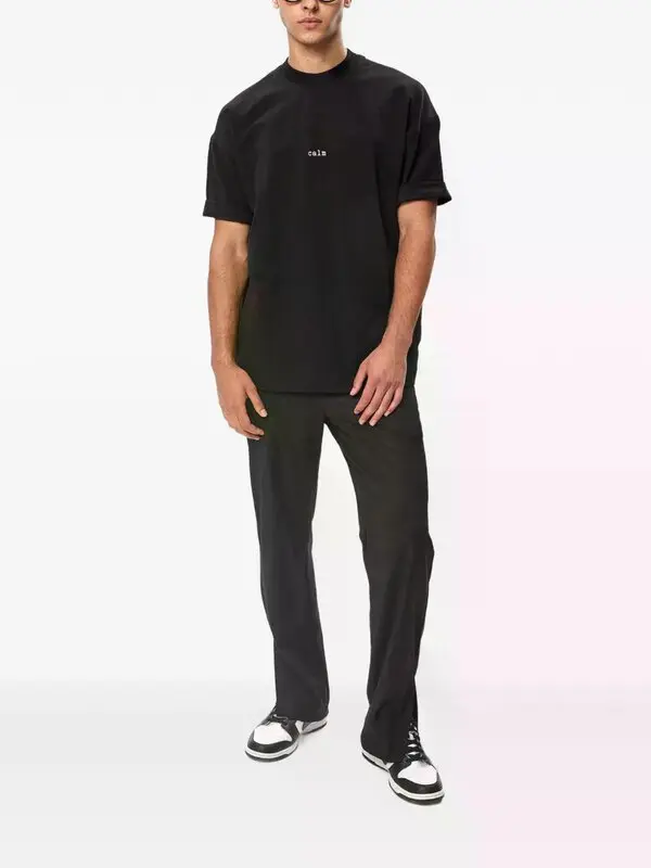 HAMZA Graphic-print Drop-shoulder T-shirt