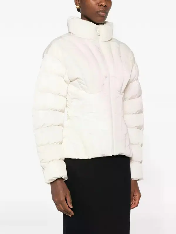 Elisabetta Franchi Quilted High-neck Jacket