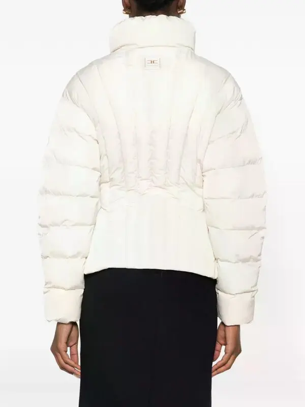 Elisabetta Franchi Quilted High-neck Jacket