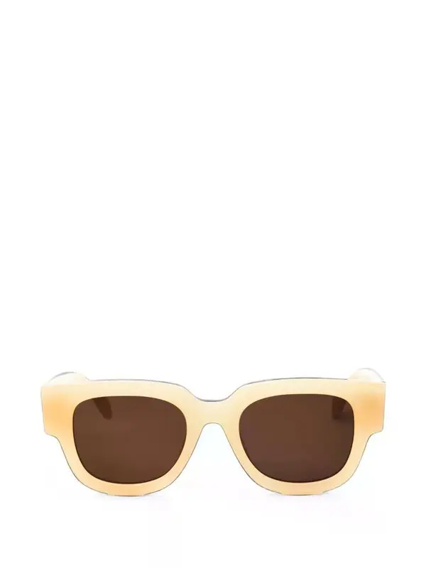 Palm Angels Monterey Rectangle-frame Sunglasses - Neutrals