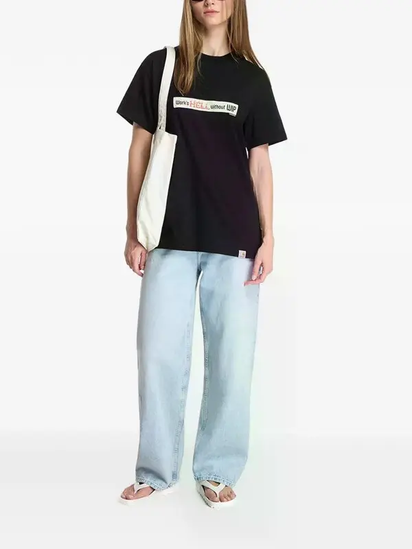 Carhartt Work In Progress Bumper Stickers T-shirt - Black