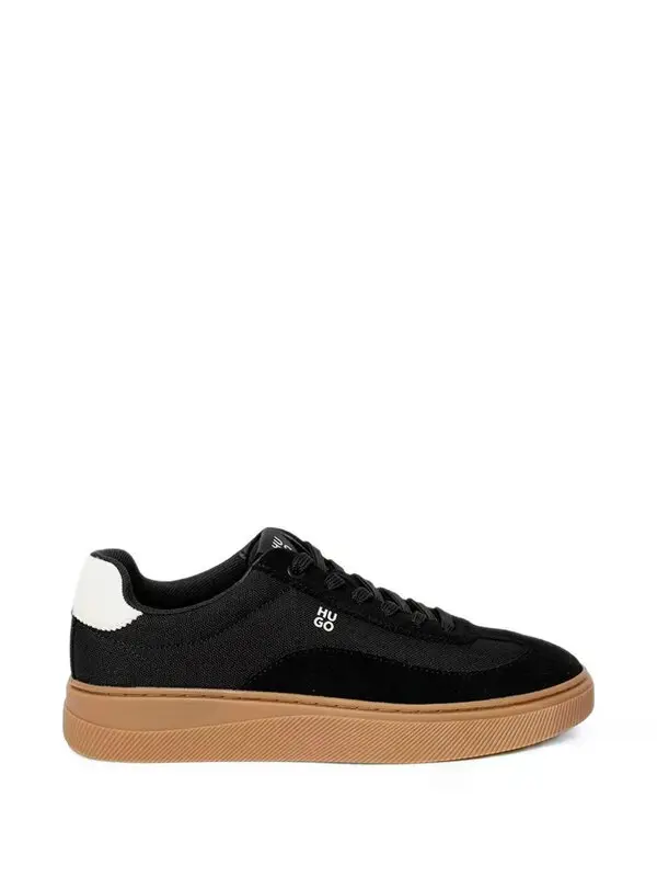 Hugo Panelled Logo Patch Sneakers