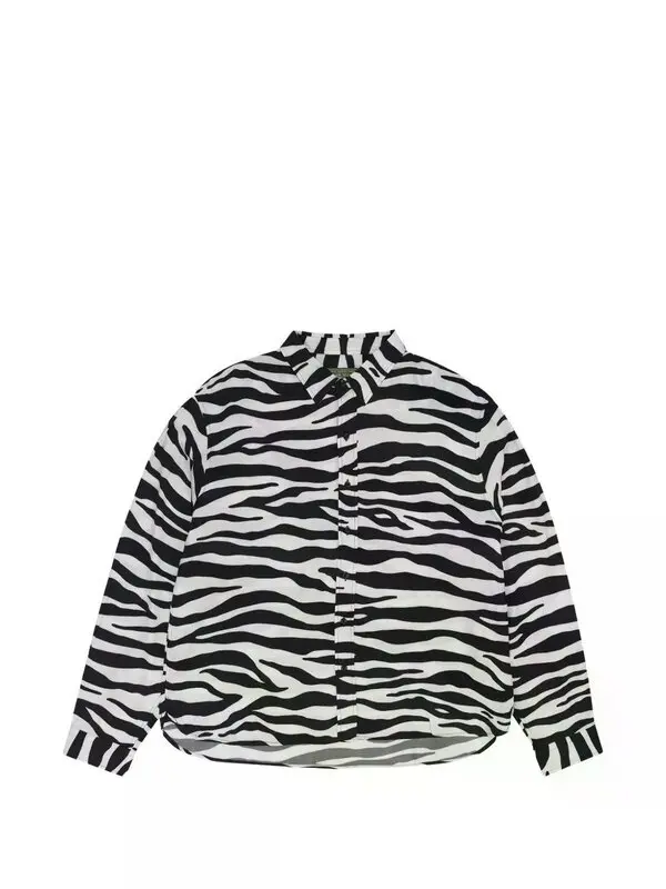 DENIM TEARS Zebra-print Button-up Shirt