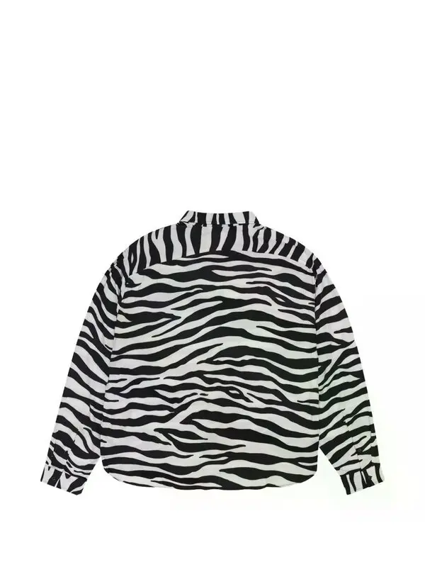 DENIM TEARS Zebra-print Button-up Shirt
