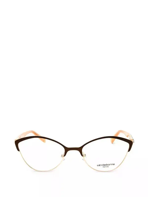 LIZ CLAIBORNE Cat Eye Eyeglasses - Brown