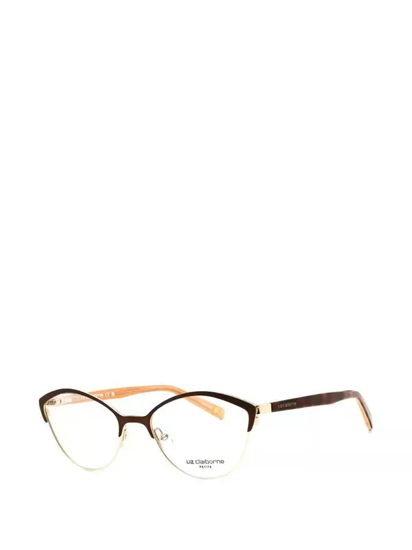 LIZ CLAIBORNE Cat Eye Eyeglasses - Brown