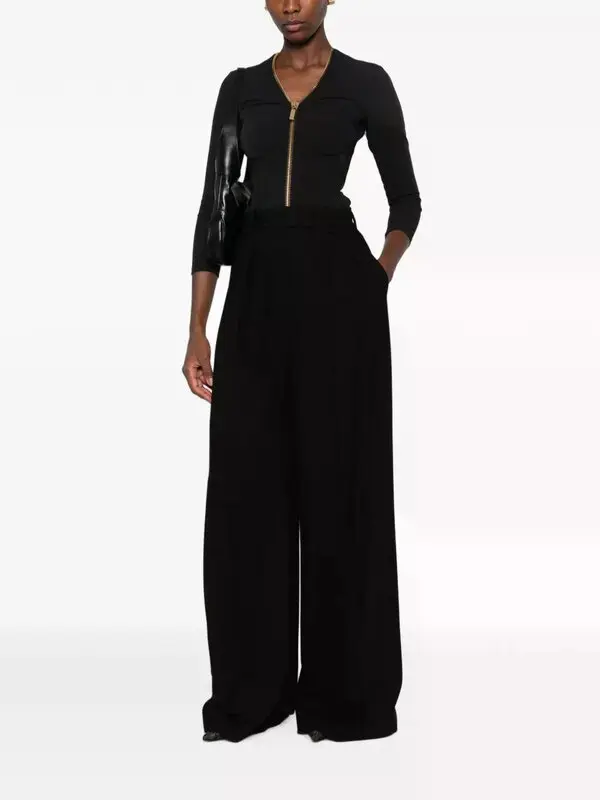 Elisabetta Franchi Zip-up Corset-style Jacket - Black