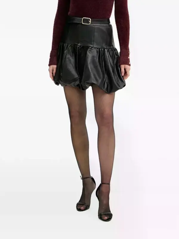 MORGAN Bubble-hem Mini Skirt