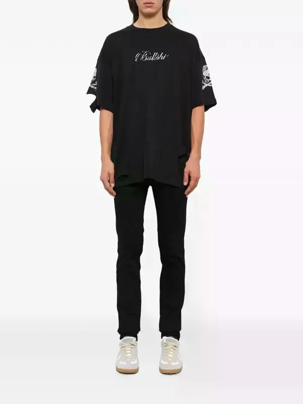 MASTERMIND WORLD Distressed Skull-print T-shirt