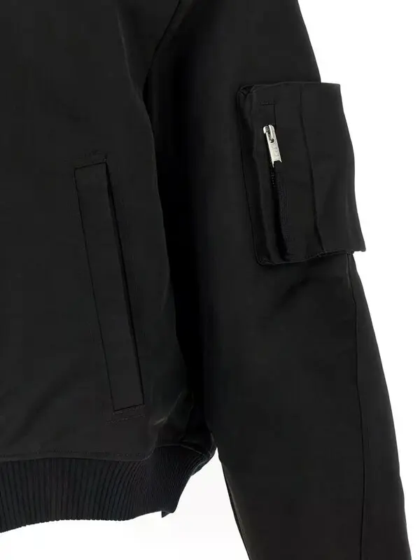THOM KROM Bomber Jacket With Zip-up Front