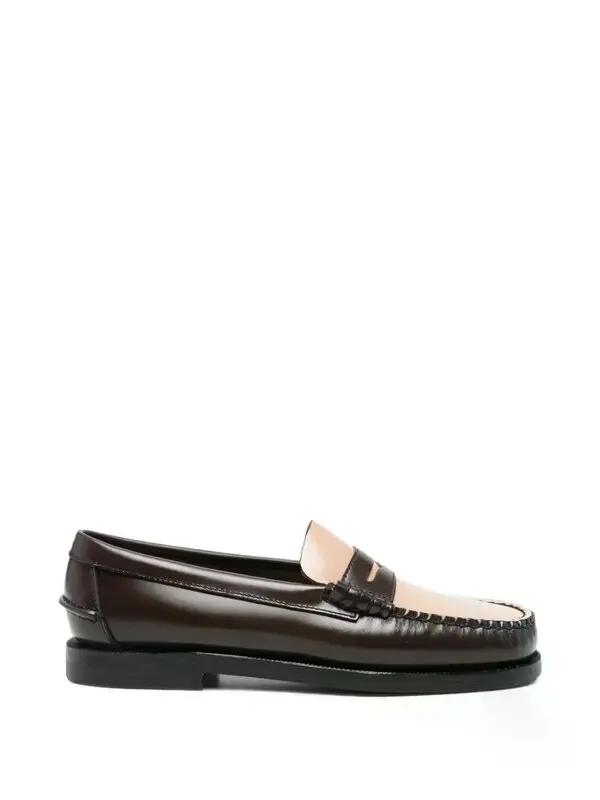 SEBAGO Two-tone Leather Loafers